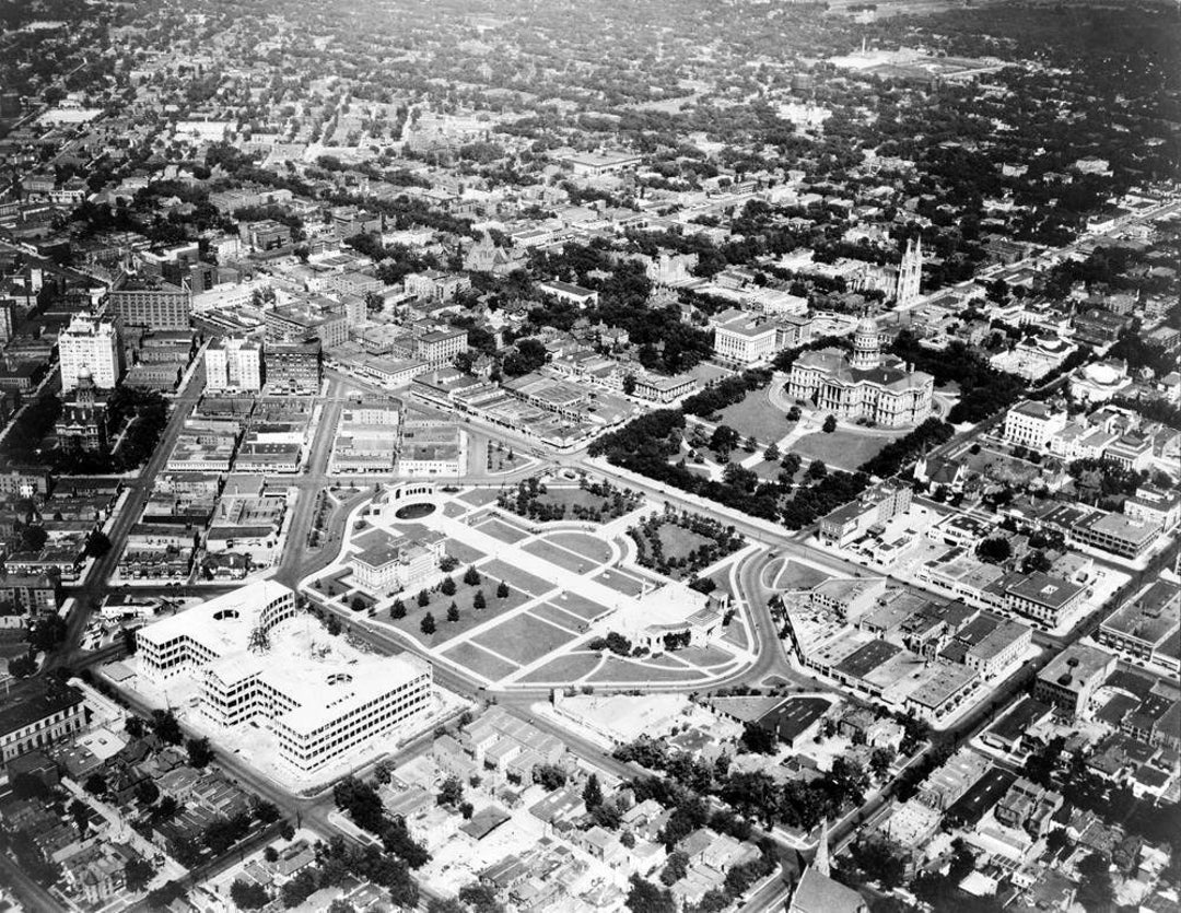 1930s Denver Colorado Aerial View: Historic Art Print (8.5" X 11") - Etsy