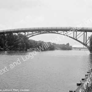 1900 High Bridge, Lincoln Park, Chicago, Illinois Vintage Photo Art ...