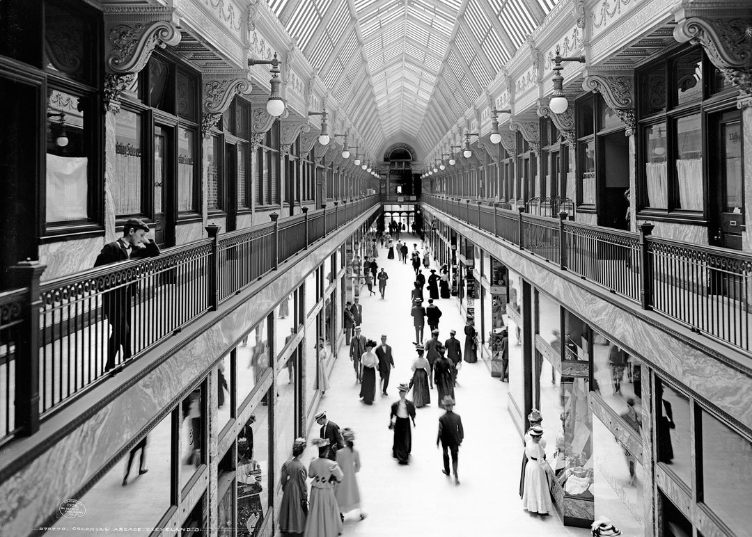 1908 Colonial Arcade, Cleveland, Ohio Vintage Photograph Instant ...