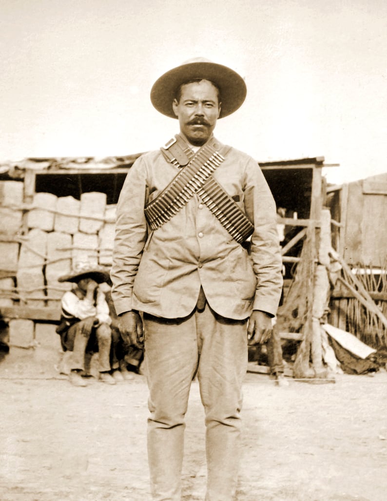 1911 Francisco "pancho" Villa Vintage Photograph 8.5" X 11" Art Print ...