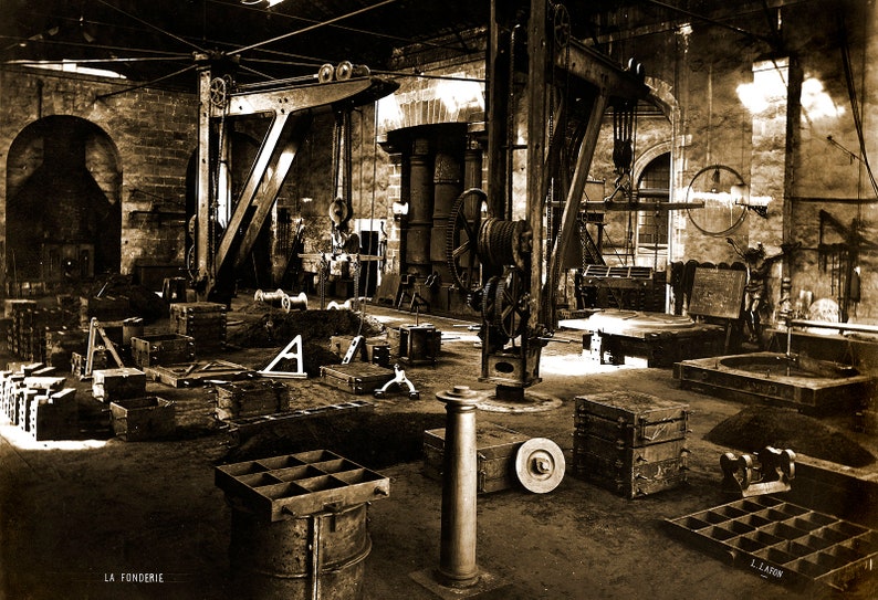 1870-1889 the Foundry Vintage Photograph 13 X 19 - Etsy
