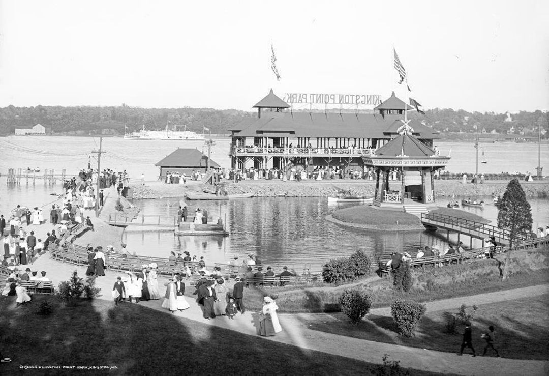 Kingston Point Park 1906 Vintage Photo Art Print - Etsy