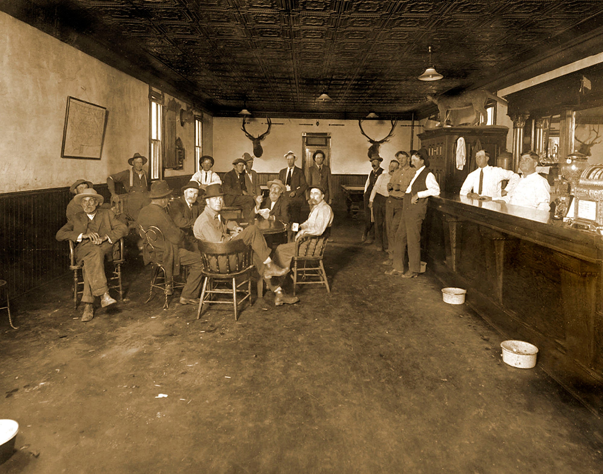 1914 Old Stand Saloon, Carter County, MT Vintage Photo Art Print ...