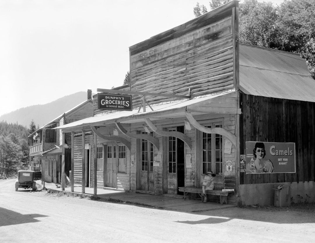 1920's General Store, Sawyers Bar, CA Vintage Photograph 8.5 X 11 ...
