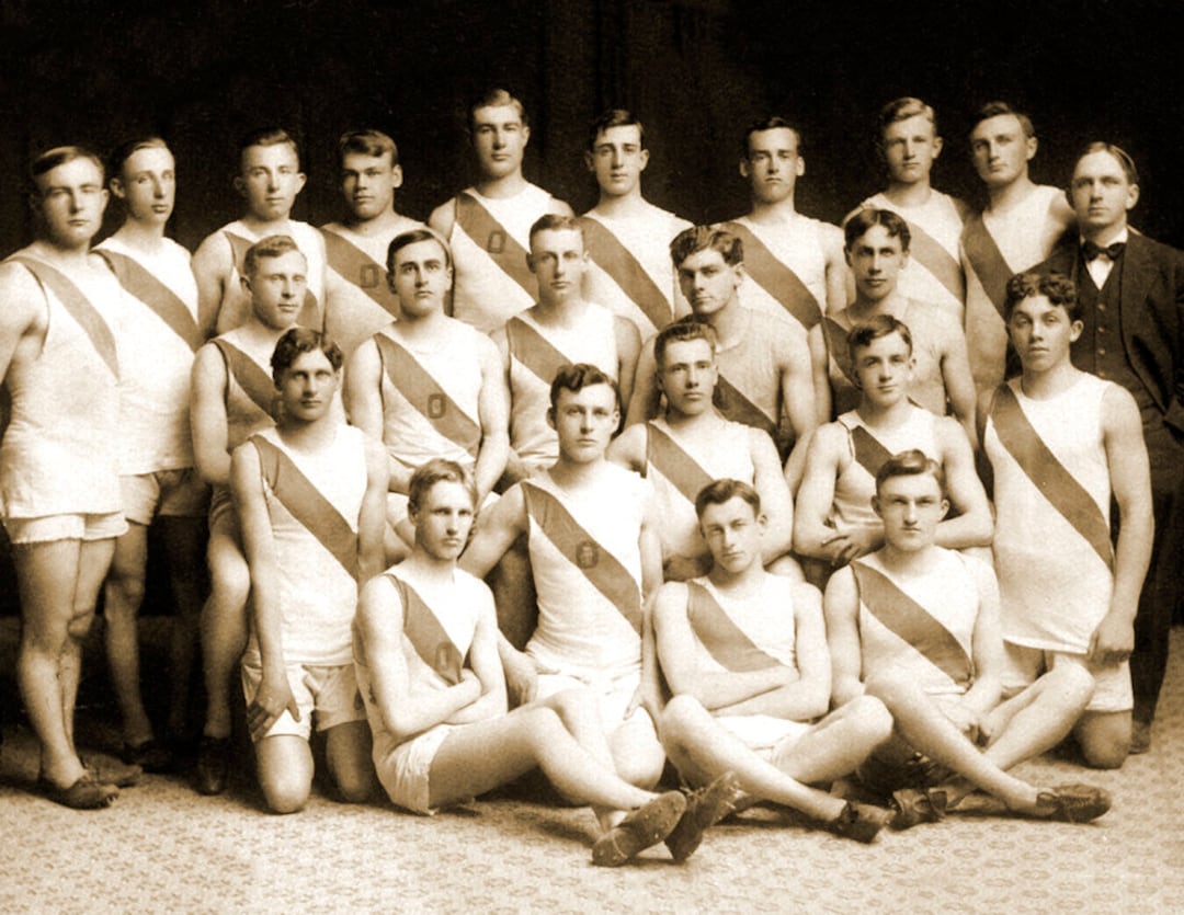 1909 University of Oregon Track Team Photo: Vintage Art Print (8.5" X ...