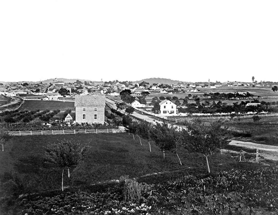 1863 Gettysburg, Pennsylvania From the West Vintage Old Retro ...