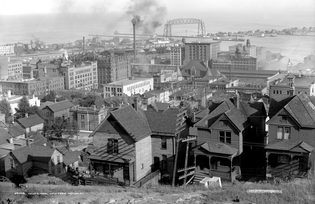1900-1910 Duluth, Minnesota Vintage Photograph 11" X 17" Art Print ...