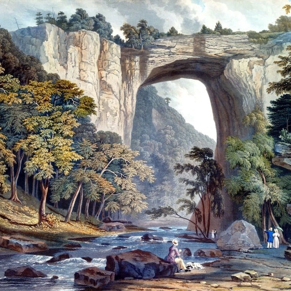 Natural Bridge Virginia Art - Etsy