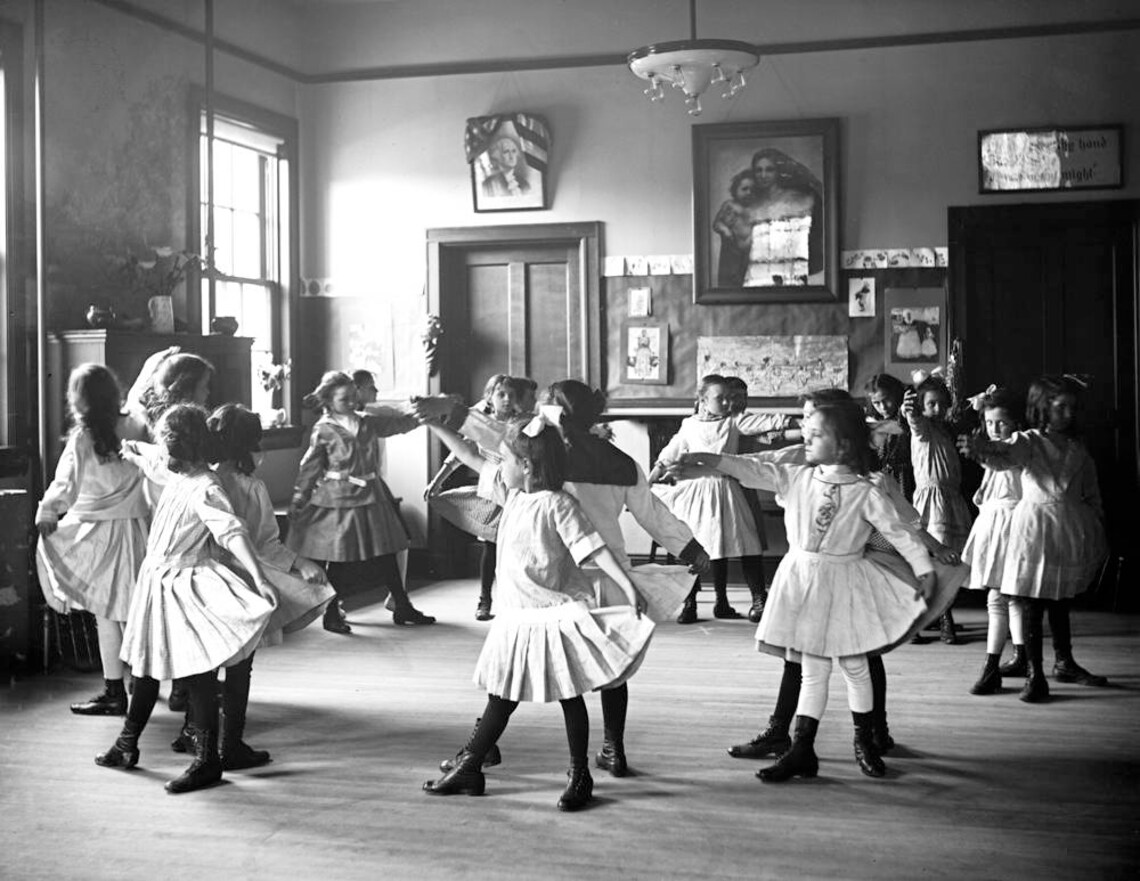 1910-1920 Dance Class, Washington, DC Vintage Photograph 8.5" X 11" Art ...