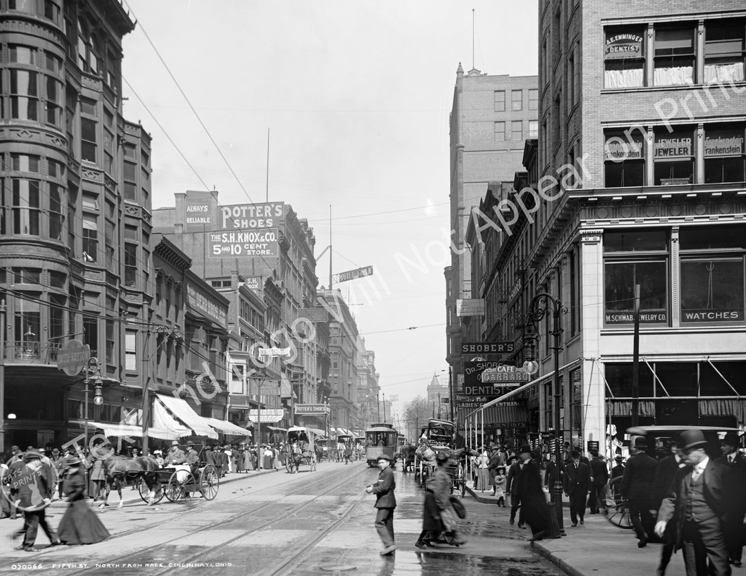 1905 Fifth St, Cincinnati, Ohio Vintage Old Photo - Art Print ...