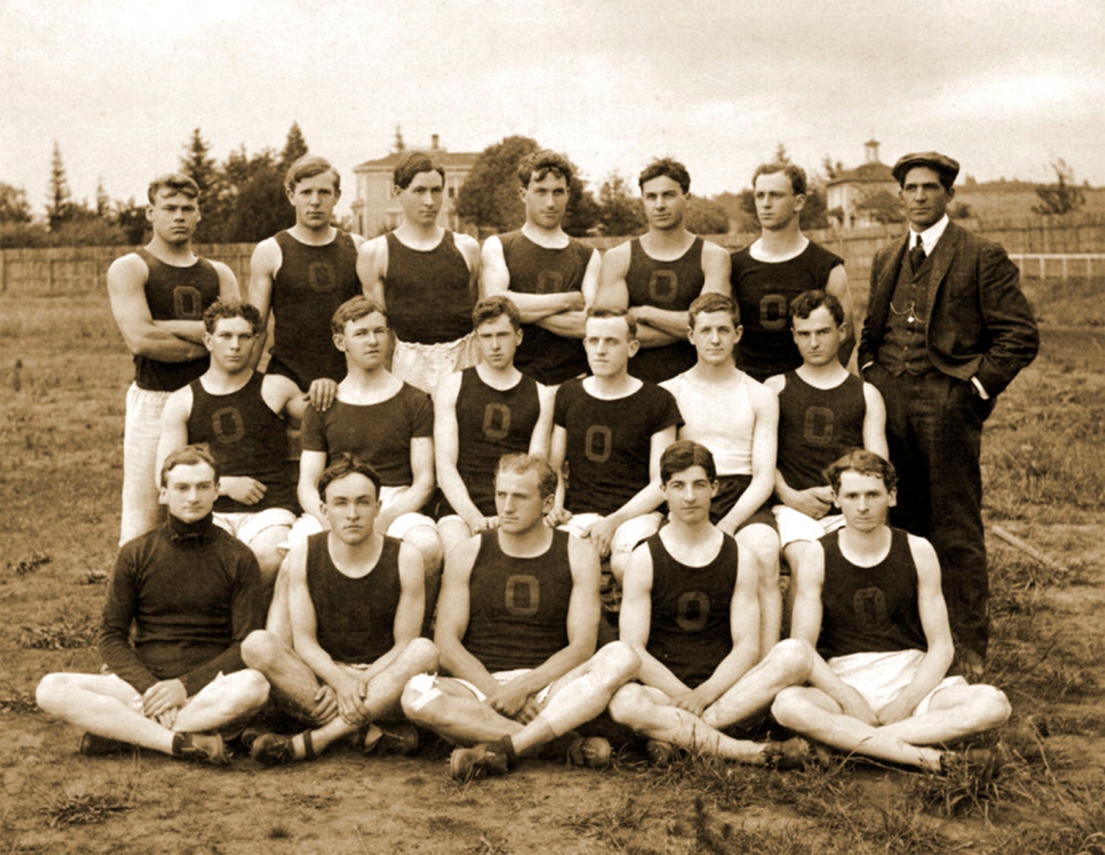 1907 University of Oregon Track Team Photo: Vintage Art Print (8.5" X ...