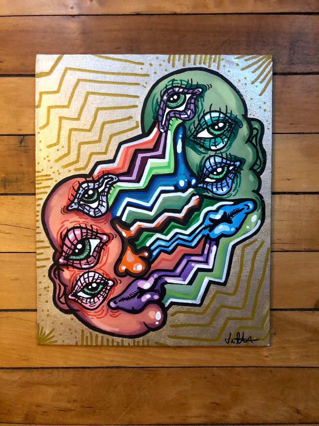 Read My Mind || Original Canvas Painting - Etsy