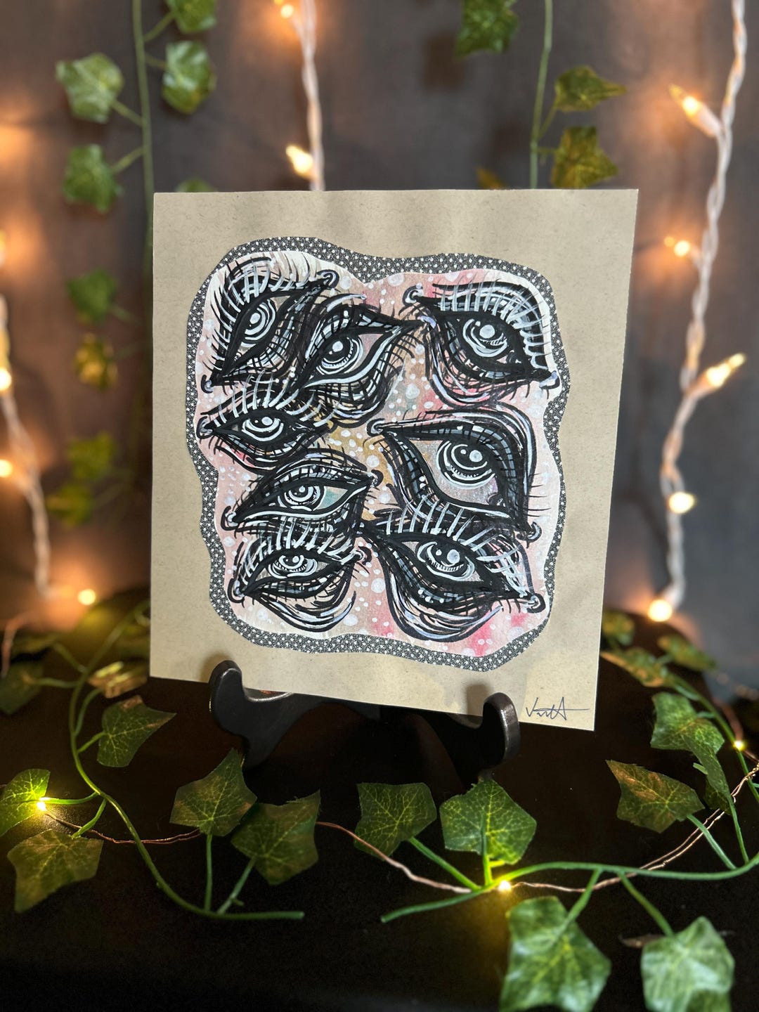 Would You Look at That || Mixed Media Eye Collage - Etsy