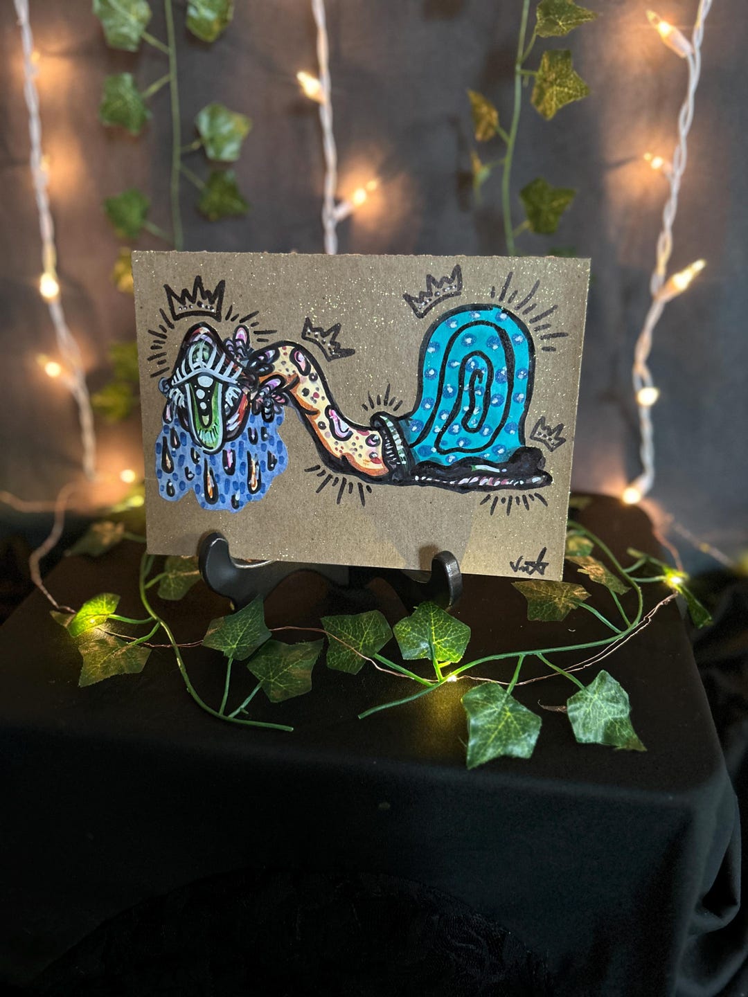 King Snail || Original Trippy Snail Collage - Etsy