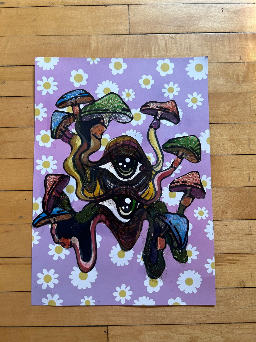 Mushroom Bloom Original Artwork - Etsy
