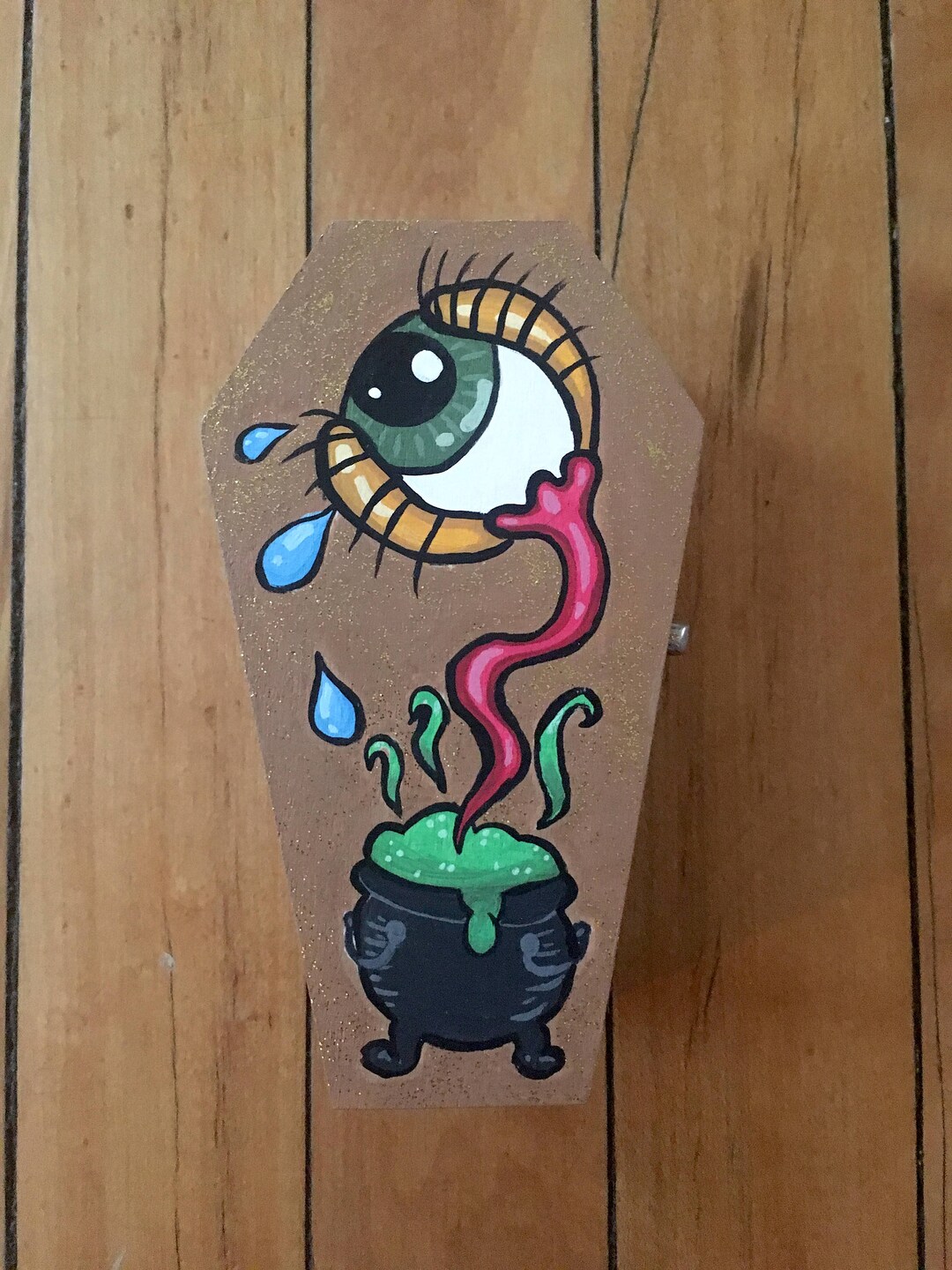 Cauldron Hand Painted Stash Box - Etsy