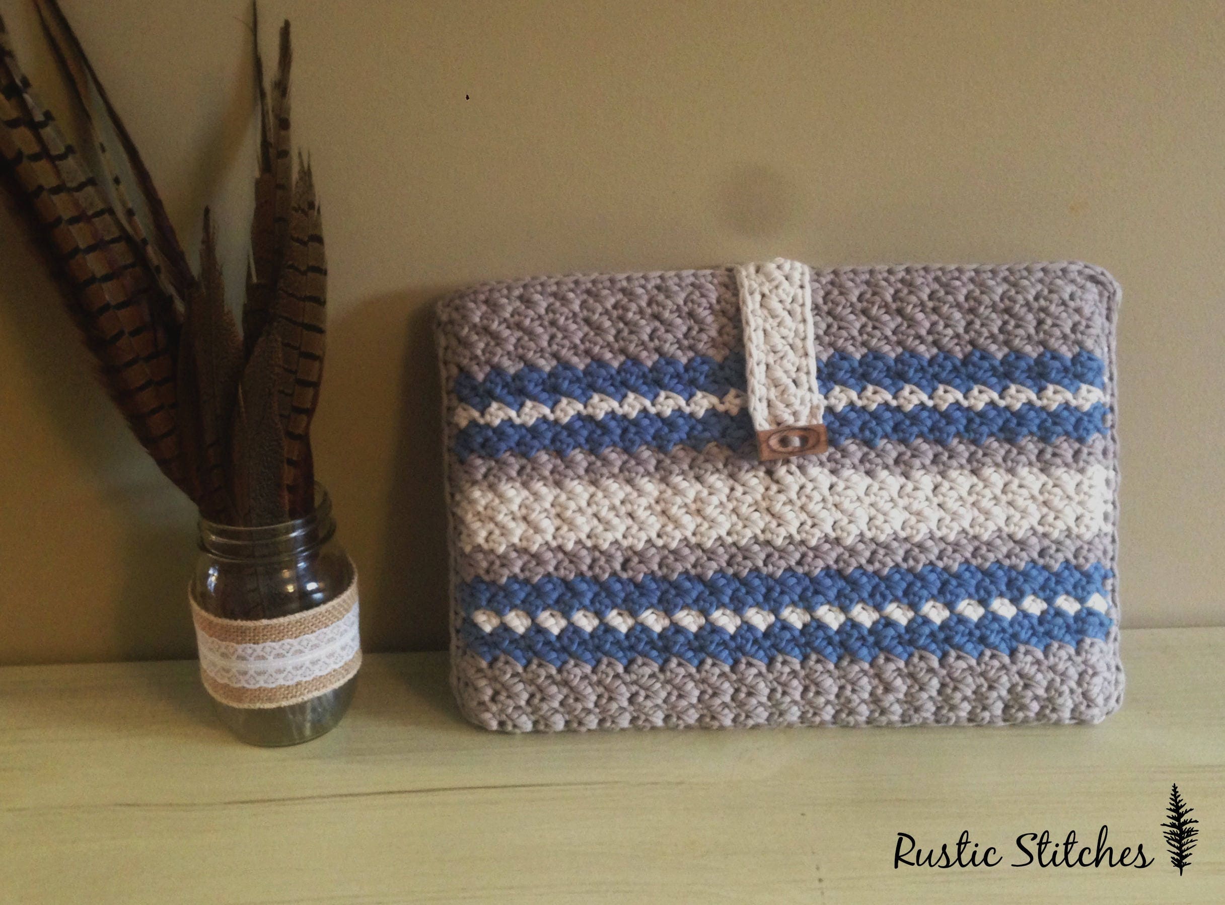 Crochet Laptop Case PDF Pattern - Etsy