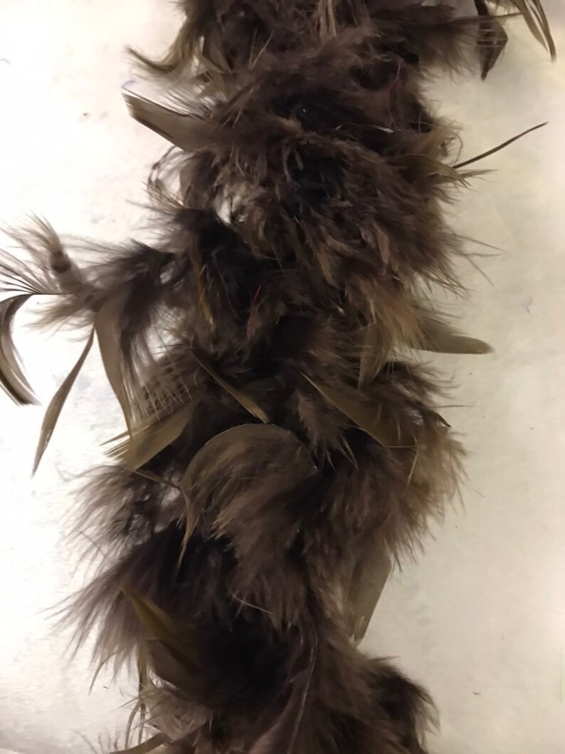 Feather . Brown Light/medium Weight Feather Sold by Yard . - Etsy