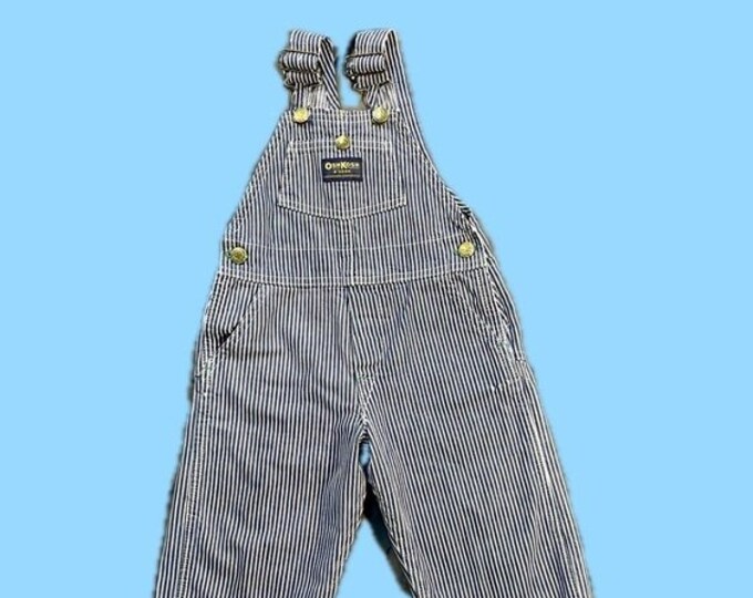 Vintage 1950's/1960’s Engineer Train Conductor Hickory Stripe Oshkosh B ...