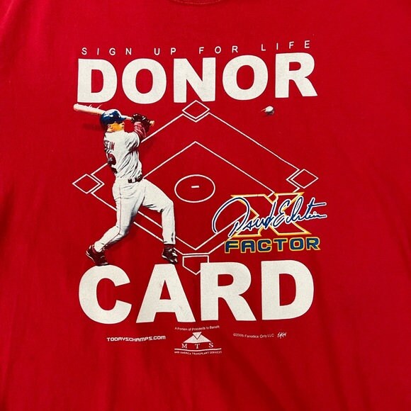 Rare 2005 St. Louis Cardinals David Eckstein 22 Blood Donor Drive ...