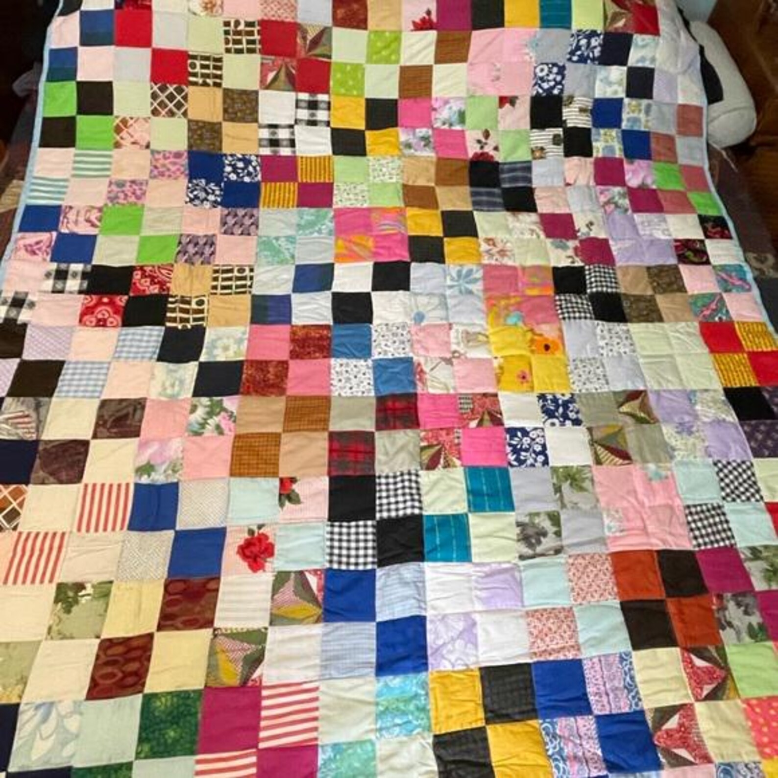 1990's Vintage Handmade Twin Size Quilt Never Used New Condition 67 ...