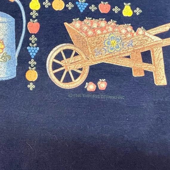 Vintage 1995 Endless Designs Gardening Tee Size Large - Gem