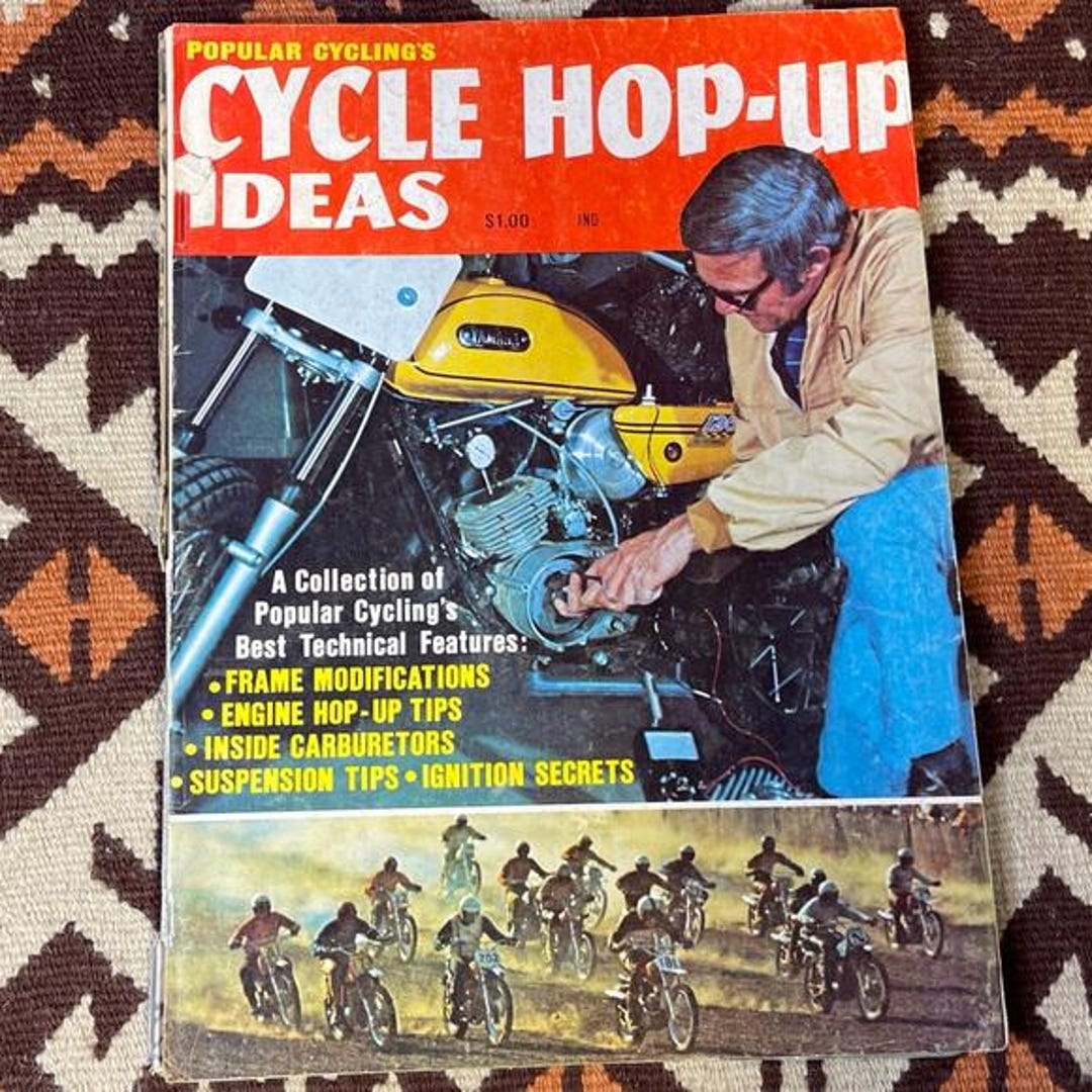 1970 Popular Cyclings Cycle Hop up Ideas Magazine - Etsy