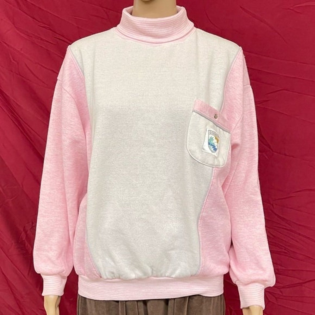 Vintage 80s Gitano Limited Collection Turtleneck Sweatshirt Size Medium ...