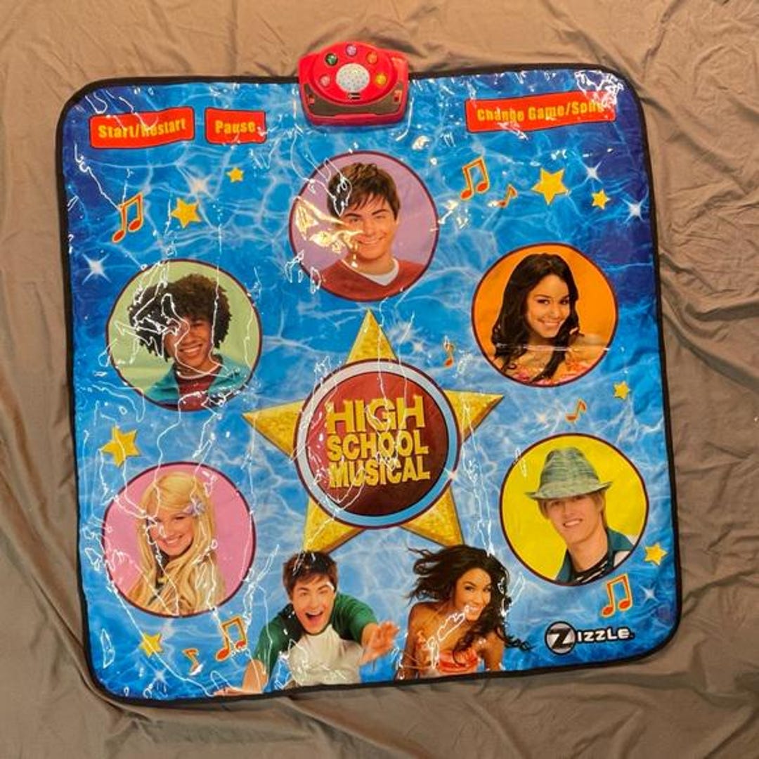 2007 Zizzle Disney's High School Musical Electronic Dance Mat Works ...