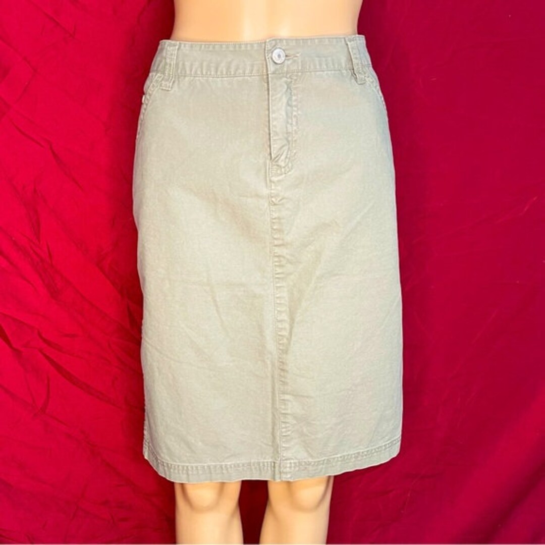 Vintage Y2K Unionbay Olive Khaki Cargo/carpenter Skirt Size 11 - Etsy