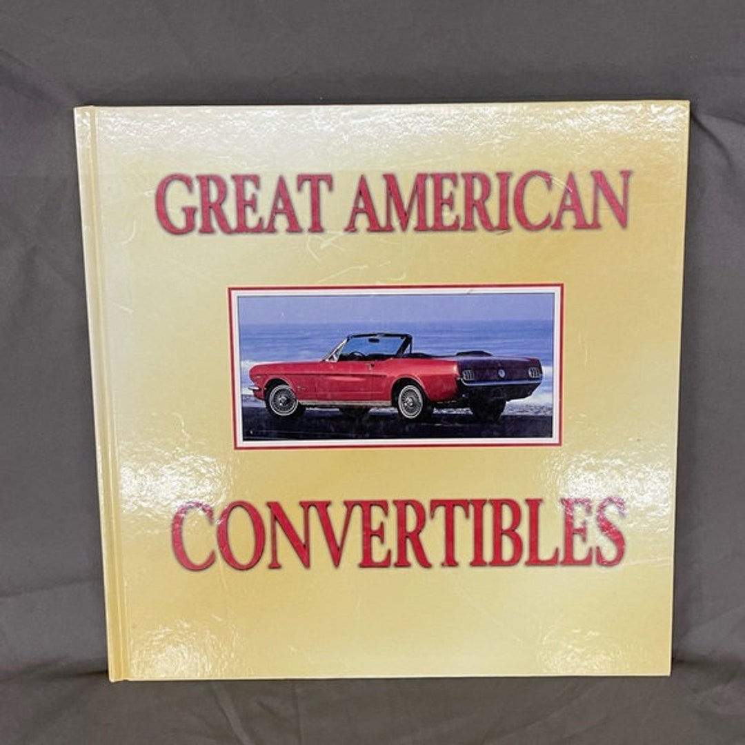 Vintage 1999 Great American Convertibles Coffee Table Book Hardcover - Etsy