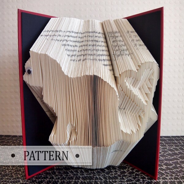 Book Folding Pattern With FREE TUTORIAL Paw Print Flower Book Folding ...