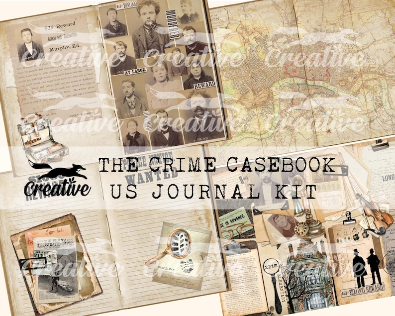 US the Crime Casebook: Sherlock Holmes Themed A4 Journal - Etsy