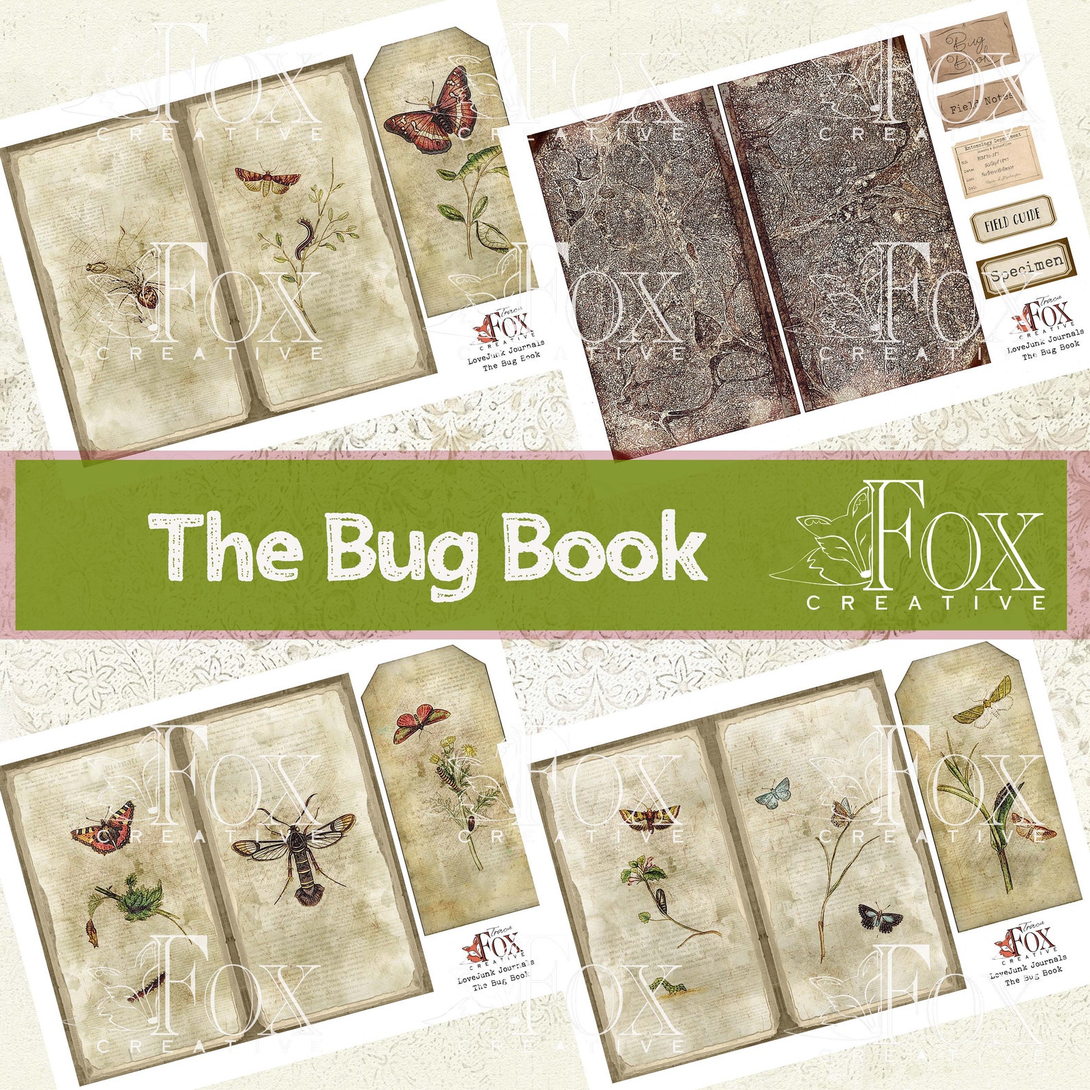The Bug Book Digital Kit DIGI20 41 | Etsy
