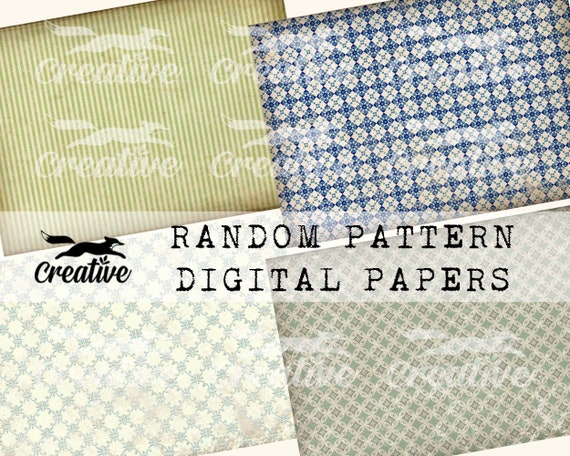 Grungy Random Pattern Papers Digital Background Papers | Etsy