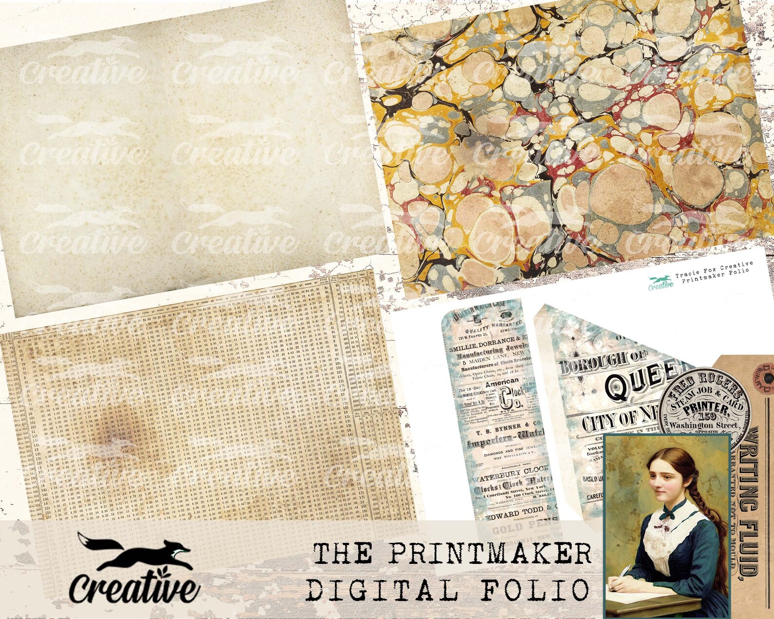 The PRINTMAKER FOLIO, Digital Journal Kit, DIY Folio, Printable ...