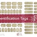 Identification Mini Tags, Digital Kit DIGI20 46 - Etsy