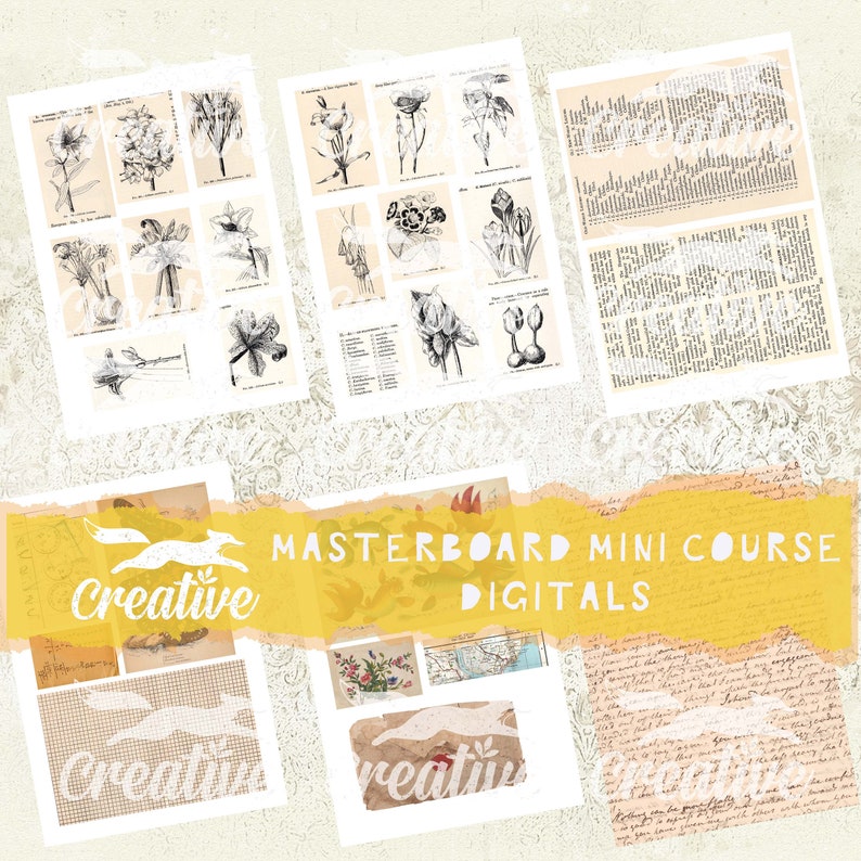Mini Course: Masterboards and Digital Kit, Course21 01 - Etsy