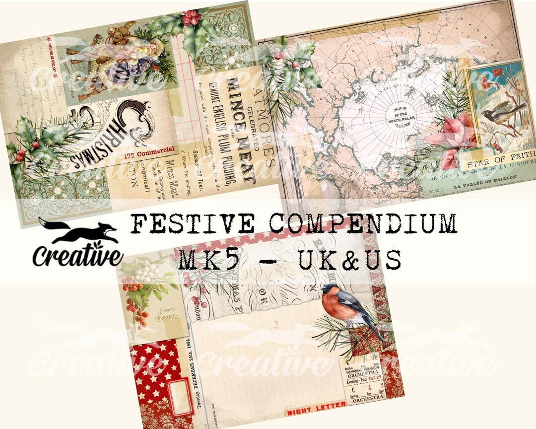 COMPENDIUM MK5 FESTIVE, Compendium Digital Journal Kit, Christmas ...