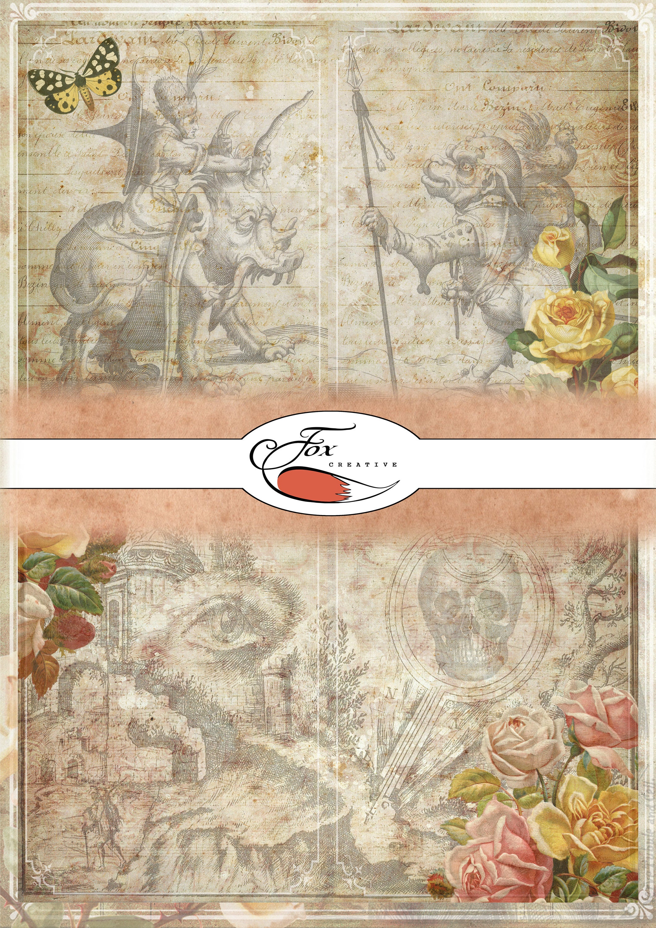 Pretty Grotesque: Curiosity Digital Journal Kit. DIGI18 53 - Etsy