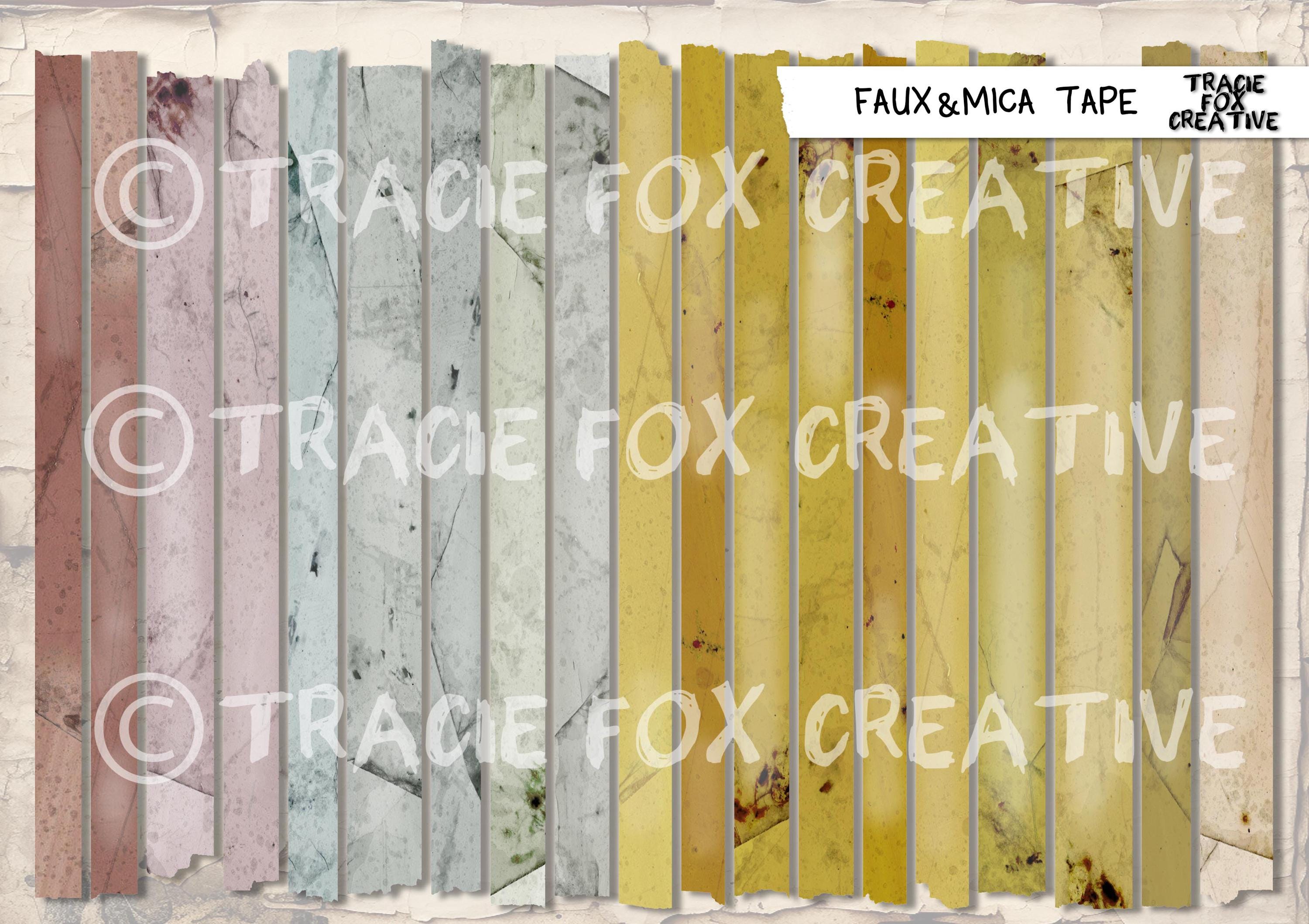 FAUX MICA/TAPE *print on Transparency* | Digital Kit | Printable Junk ...