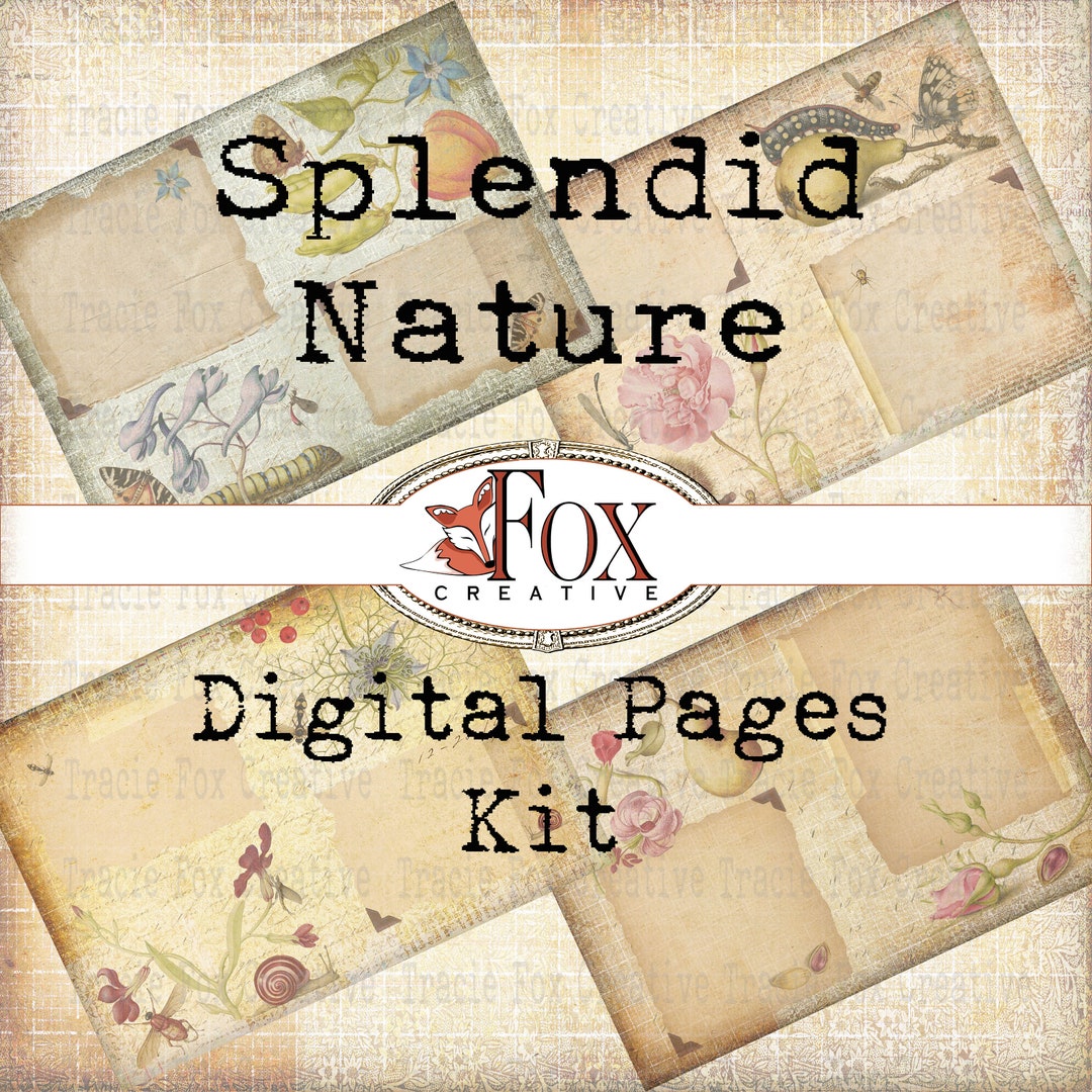 Splendid Nature: Journal Pages Digital Kit. DIGI19 52 - Etsy