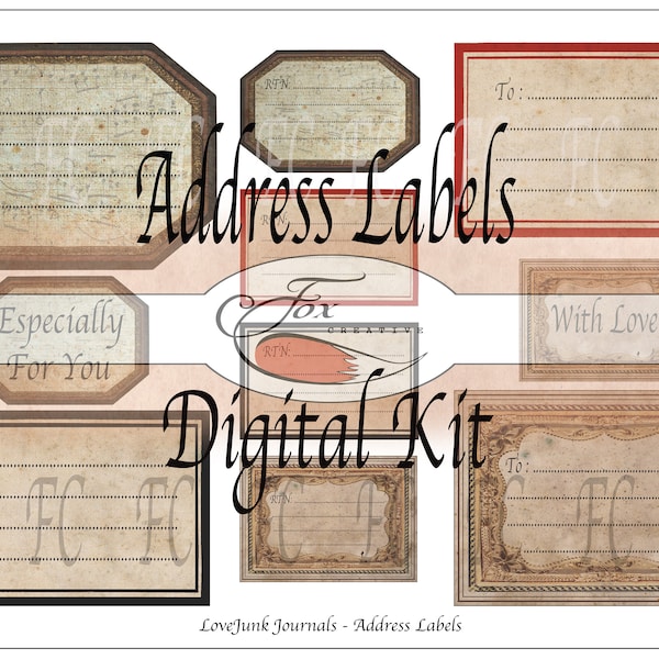 Decorative Labels - Etsy