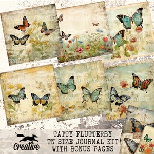 Tatty Flutterby: TN Digital Journal Kit bonus Pages Included DIGI23 43 ...