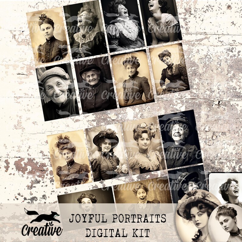 JOYFUL PORTRAITS, Digital Photograph Kit, Journal/scrapbooking ...