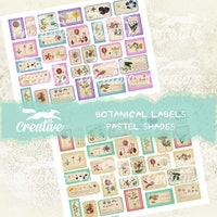 Printable Boho Neutral Minimalist Dotty Student Name Labels, Calm ...