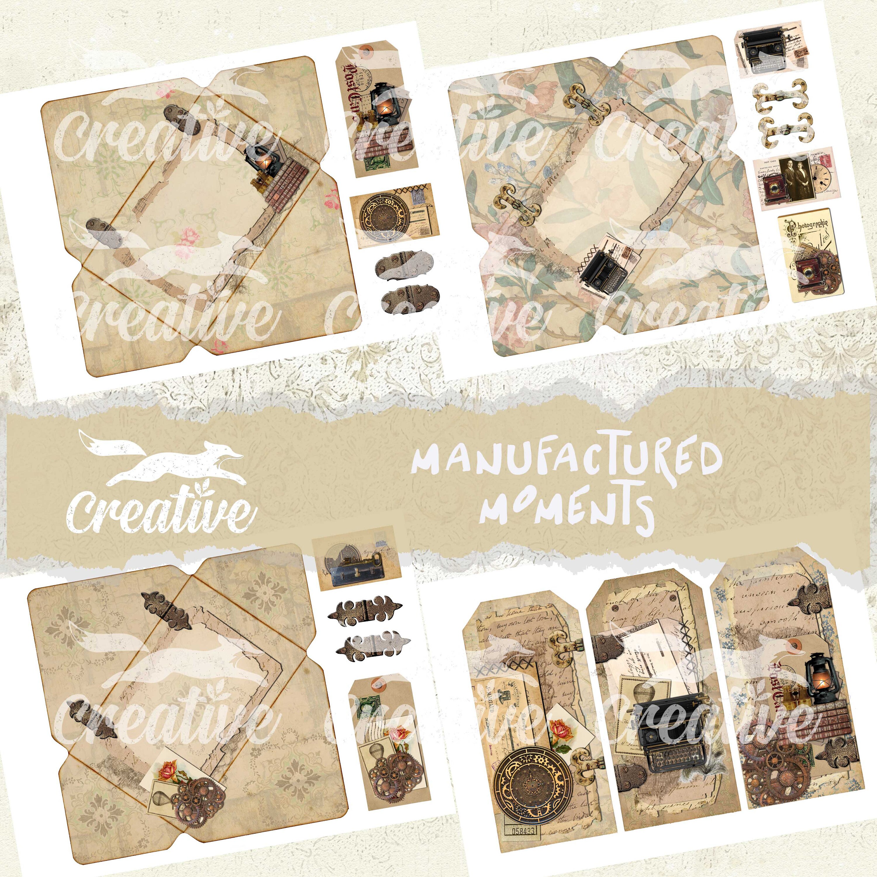 Manufactured Moments Mini Digital Journal Kit Digital - Etsy