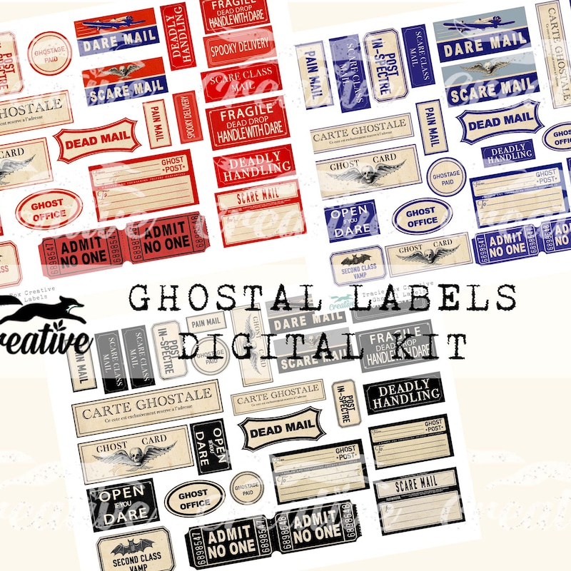 Halloween Labels - Etsy