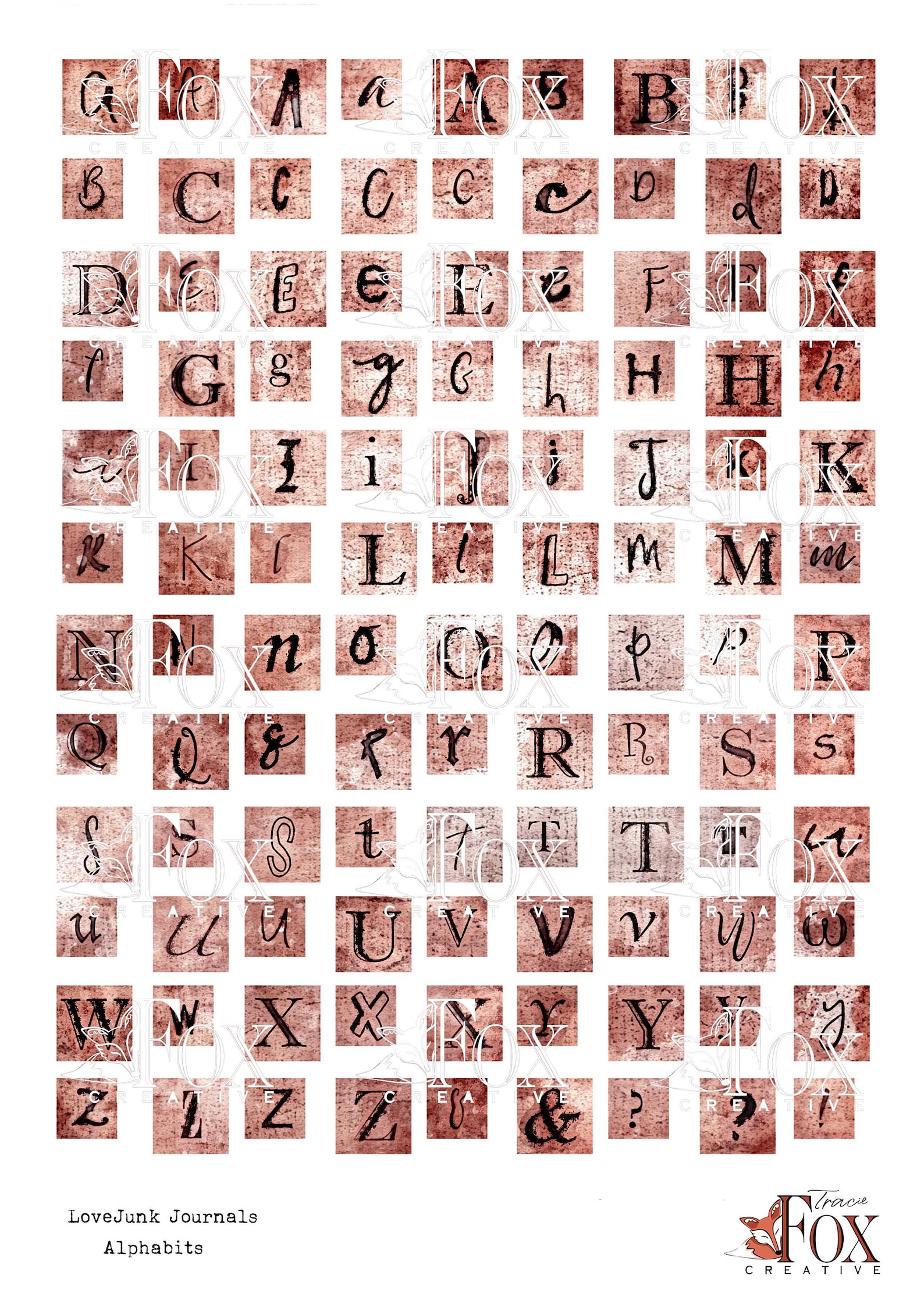 ALPHABITS - Digital Alphabet Tiles DIGI20 14 - Etsy