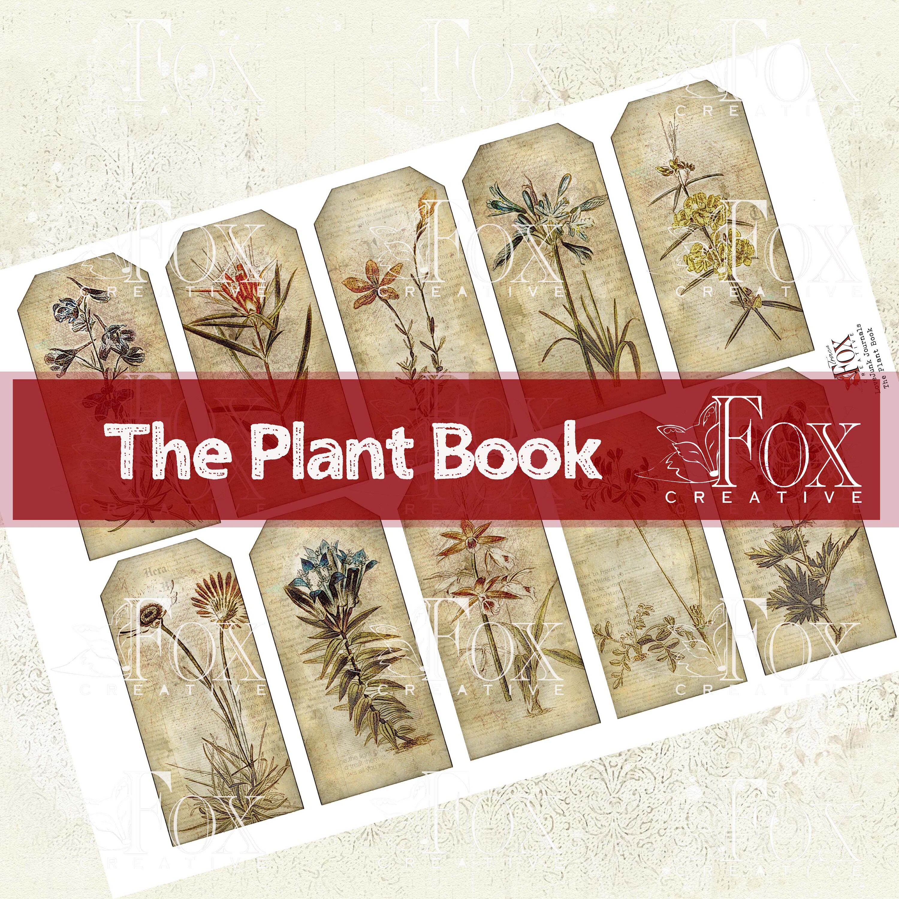 THE PLANT BOOK, Digital Kit DIGI20 42 - Etsy